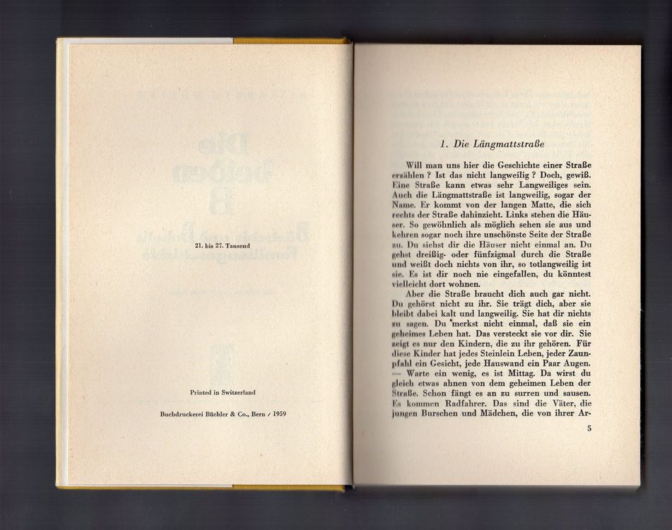 Die beiden B Bärtschis und Bobelis Familiengeschichte 1959 | Kaufen auf ...