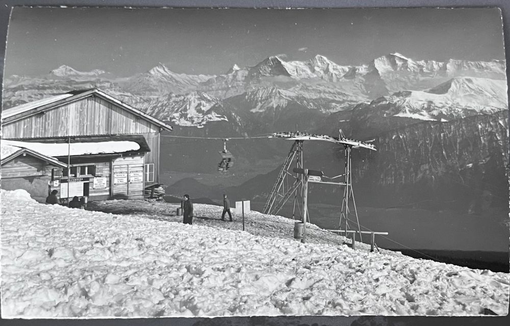 Bergstation der Sesselbahn Beatenberg/,Photo Gyger Adelboden (Gebraucht ...
