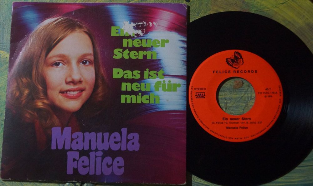 Schlager Schallplatte Manuela Felice Ein neuer Stern 45rpm (Gebraucht) in Zuben für CHF 4 – mit ...