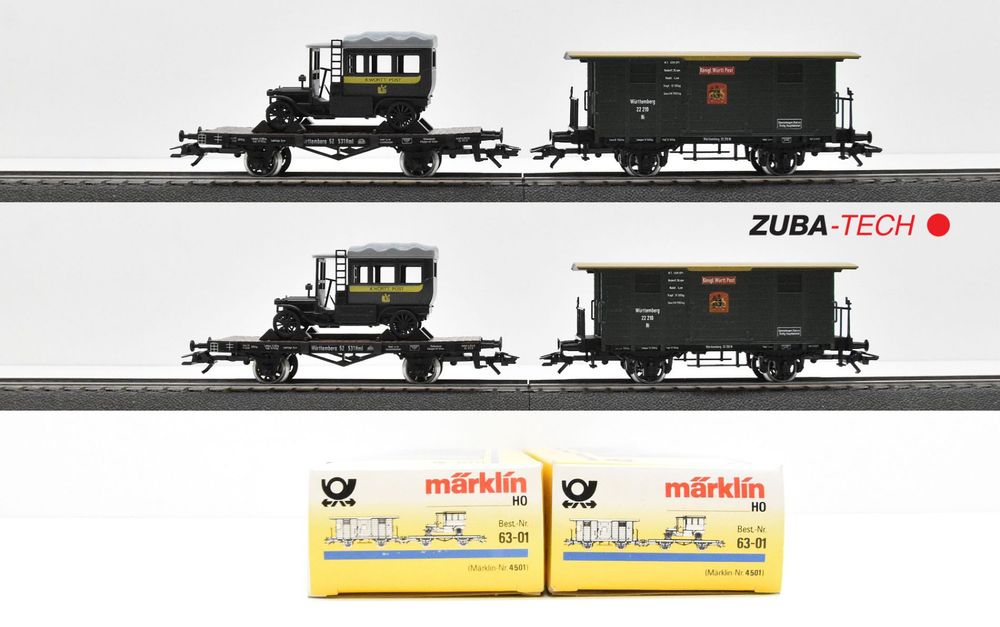 Märklin 2x 4501 Güterwagen-Set 2tlg K.W.St.E. H0 WS mit OVP (Gebraucht ...