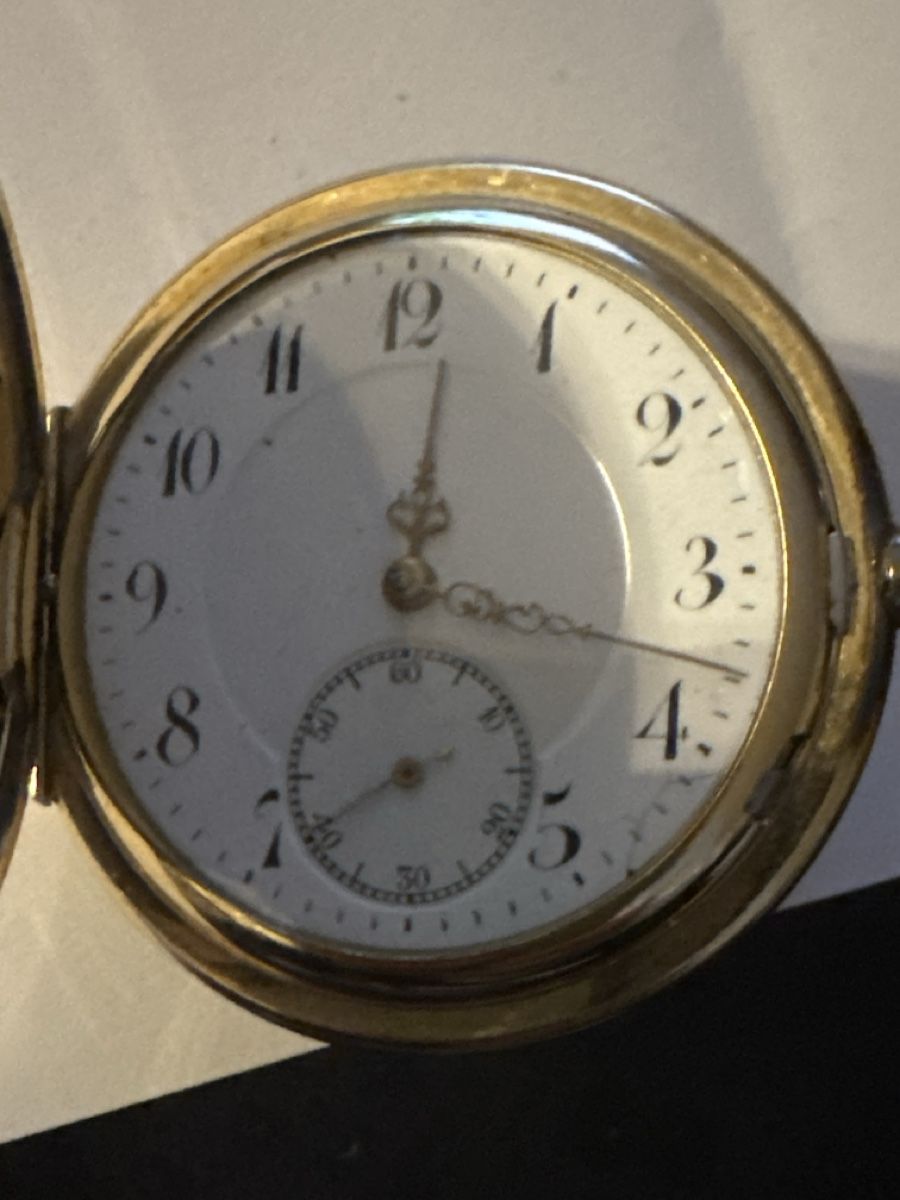 Montre de poche ancienne doré objet de collection! (D'occasion) à La ...