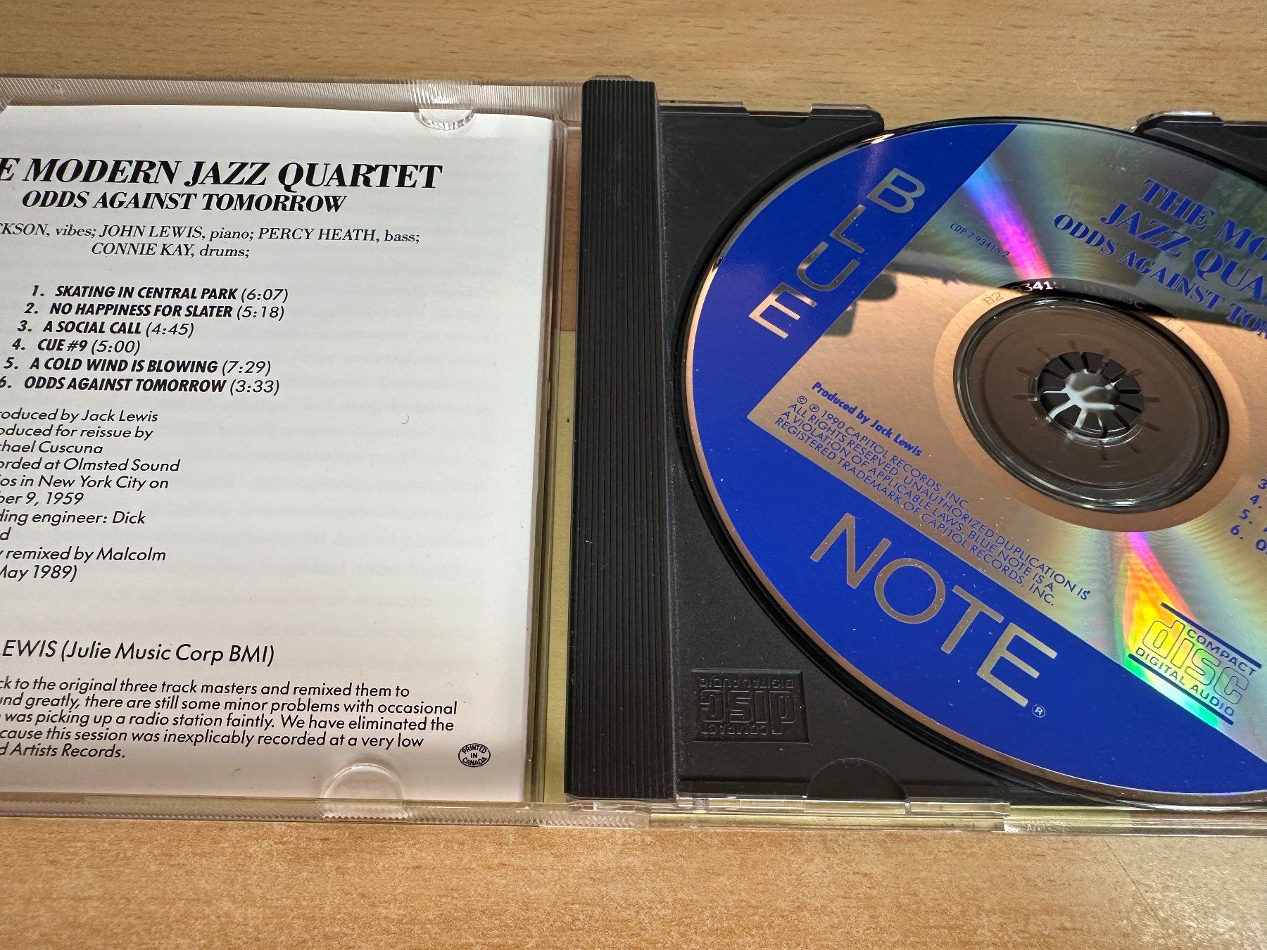 Z4 Jazz Quartet – Music From "Odds Against Tomorrow" (Gebraucht) in ...
