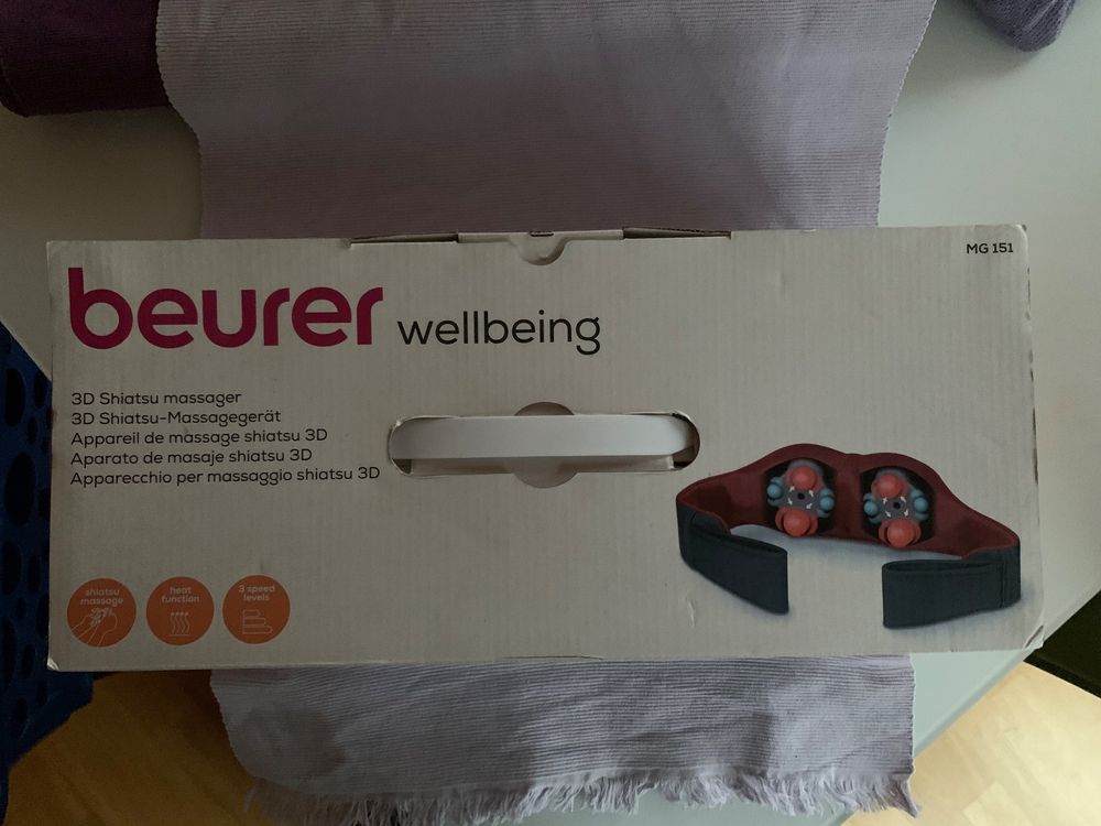 Beurer 3D Shiatsu-Massagegerät neu OVP (Gebraucht) in Burgdorf für CHF ...