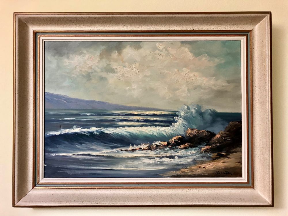 Strand Meer Brandung Bild auf Leinwand | Kaufen auf Ricardo