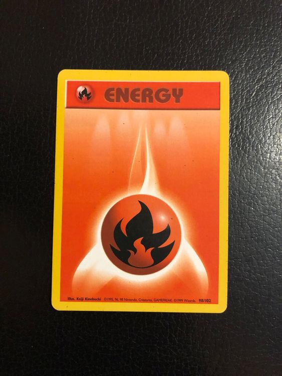 Base Set Fire Energy 98/102 Ab 1 (Gebraucht) in Paradiso für CHF 1 ...