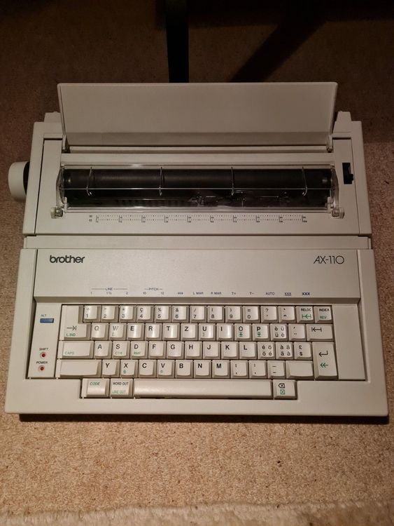 Schreibmaschine brother Ax-110 | Kaufen auf Ricardo