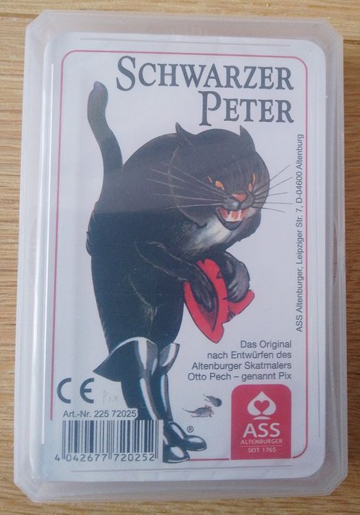 Schwarzer Peter Kartenspiel, ASS Altenburger, Original OVP (Neu und ...