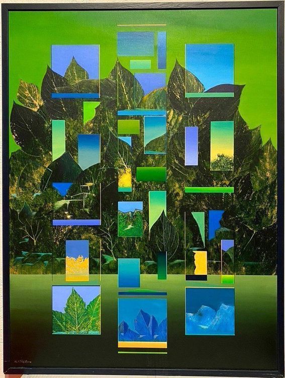 Ausflug ins Grüne (Acryl auf Holz) Nr. 530 (Gebraucht) in Unterlunkhofen für CHF 50 – mit ...