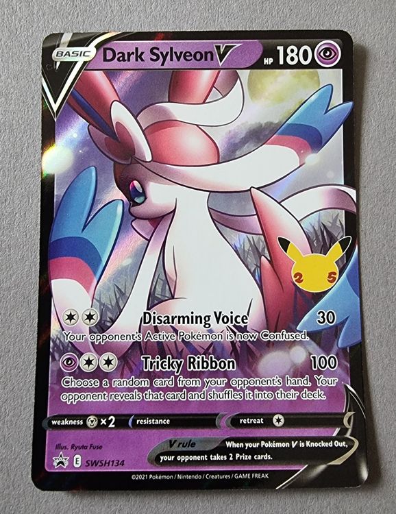 Pokemon Celebrations, SWSH Black Star Promo, Dark Sylveon V (Gebraucht ...