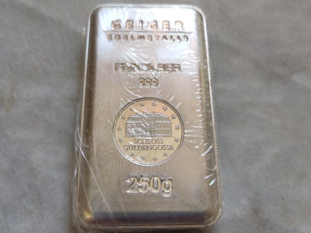 SILVER LINGOT 250GR GEIGER (Neu und originalverpackt) in Clarens für ...