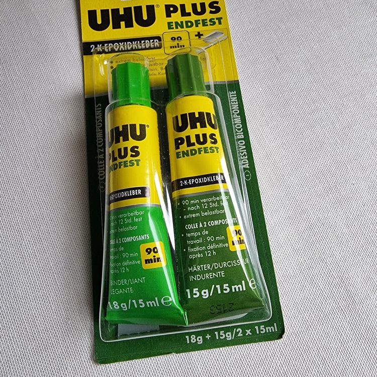 UHU PLUS ENDFEST 2-K Epoxidkleber, Neu & Original (Neu und ...