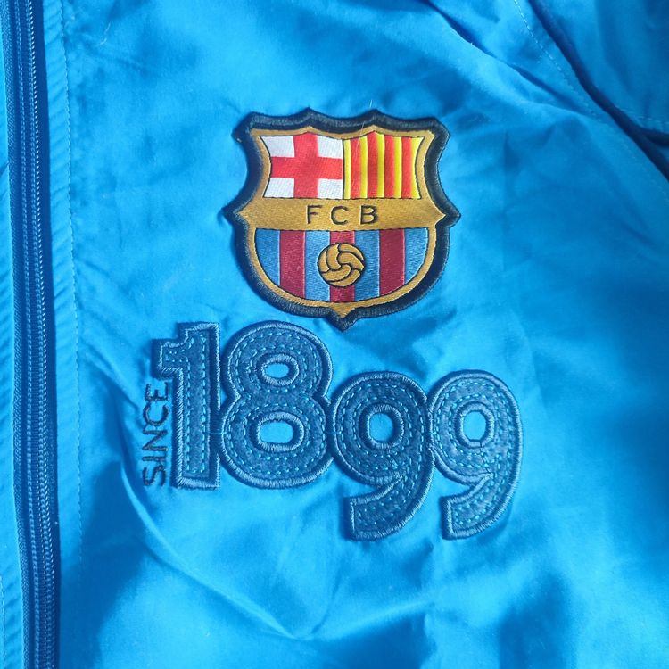 FC Barcelona Jacke Blau XXL (Gebraucht) in Bütschwil für CHF 29.9 – mit ...