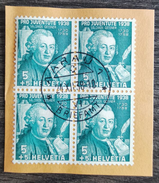 TR95 Bloc Timbre Suisse 1938 Oblitere (Gebraucht) in Cousset für CHF 0.6 – mit Lieferung auf ...
