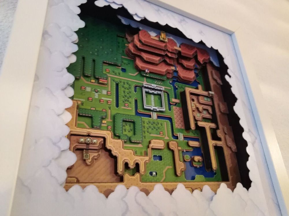 The Legend of Zelda Hyrule Map Diorama (Nuovo (secondo la descrizione ...