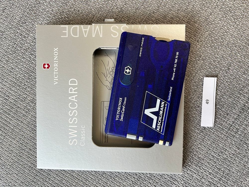 Victorinox SwissCard Classic Werbemesser der Aeschlimann (Neuf avec ...