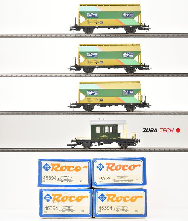 Roco 4x Güterwagen der SBB H0 GS mit OVP (Gebraucht) in St. Gallen für CHF 59 – mit Lieferung ...