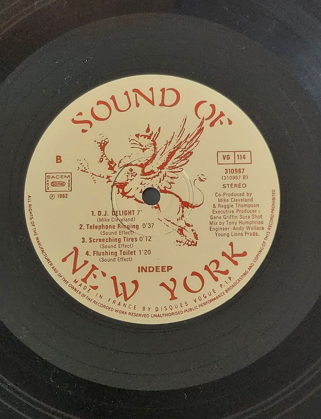 MAXI - INDEEP - LAST NIGHT A D.J. SAVED MY LIFE (Gebraucht) in ...