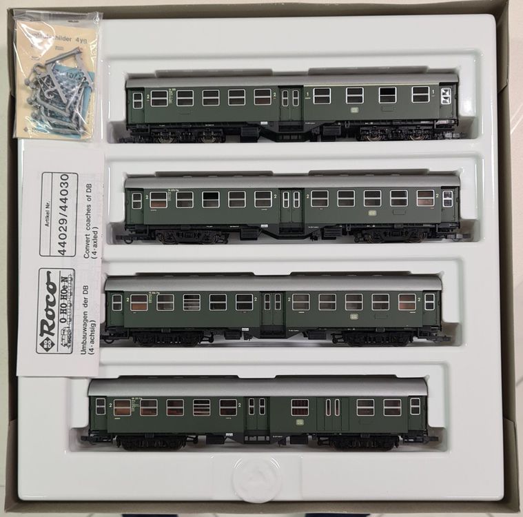 Roco DB 4-teiliges Umbauwagen-Set Typ 4yg Ep. III top! | Kaufen auf Ricardo