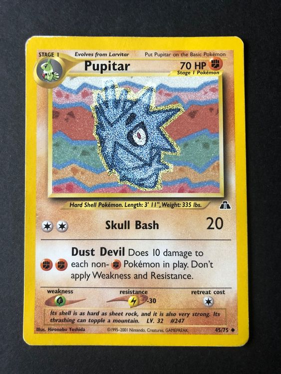 🇬🇧 Neo Discovery Pupitar 45/75 2001 Pokemon Vintage | Kaufen auf Ricardo