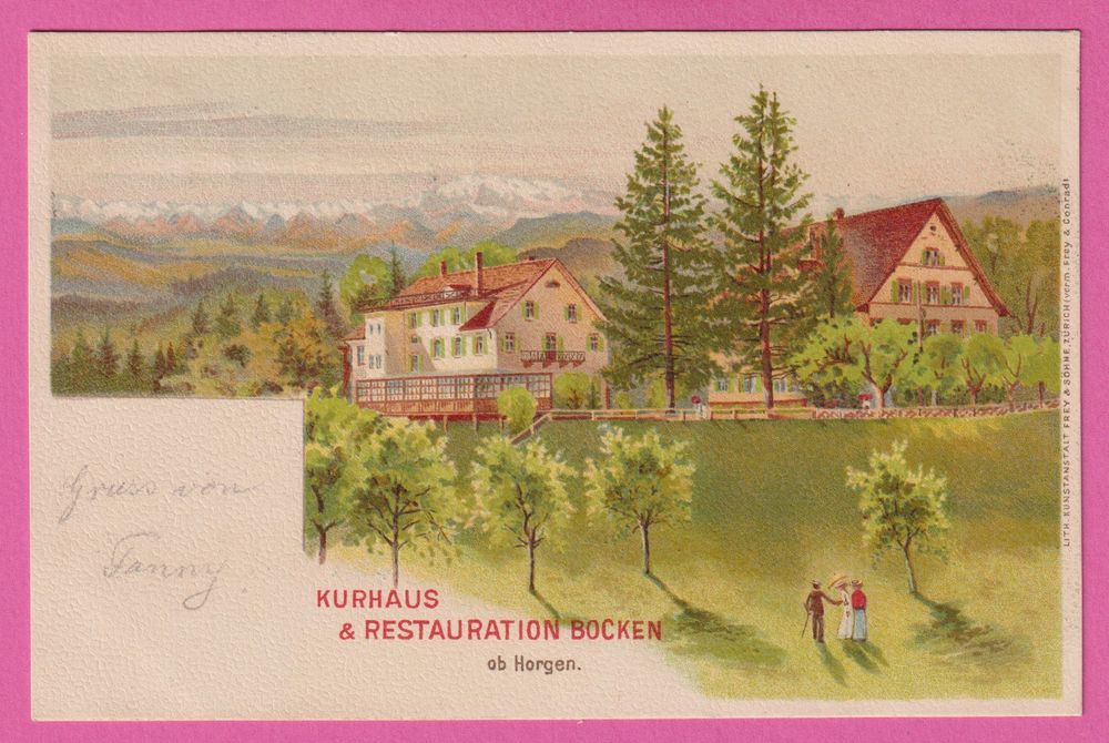 Kurhaus & Restauration Bocken ob Horgen gel 1905 (Gebraucht) in Einsiedeln für CHF 9 – mit ...