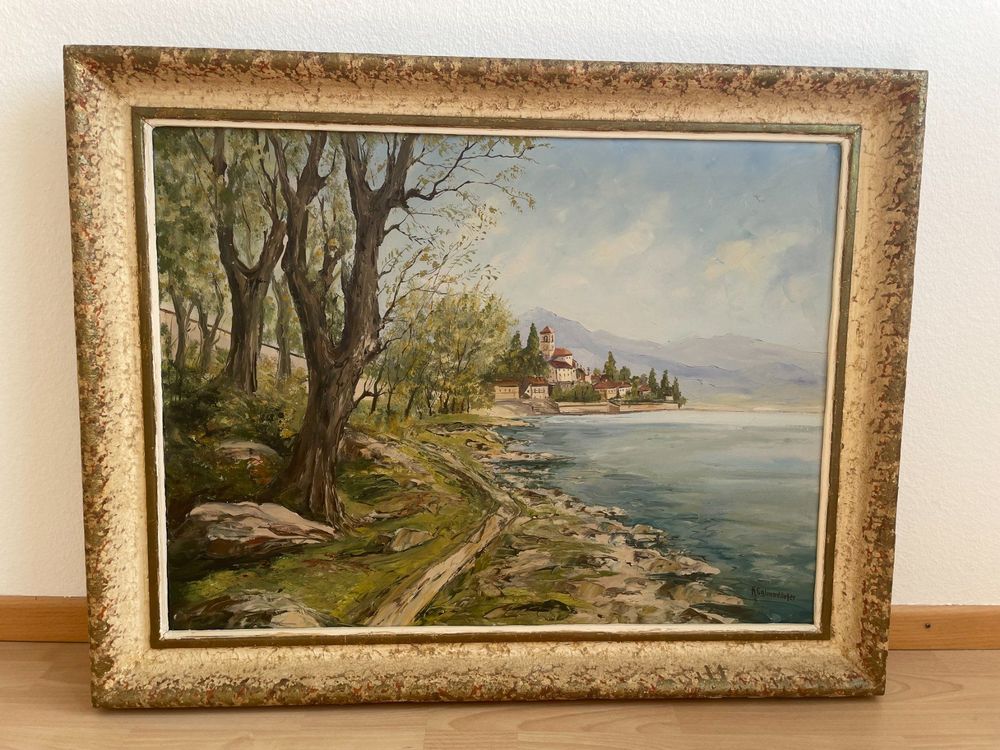 Gemälde K. Eglinsdörfer Basler Kunstmaler Öl auf Leinwand | Kaufen auf Ricardo