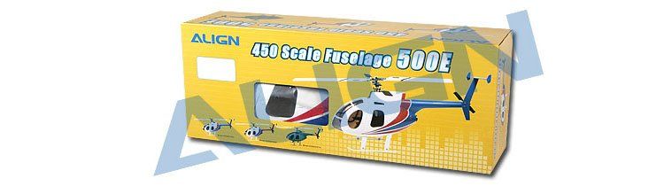 Align Hughes 500E Scale Fuselage KZ0820105A (Neu und originalverpackt ...