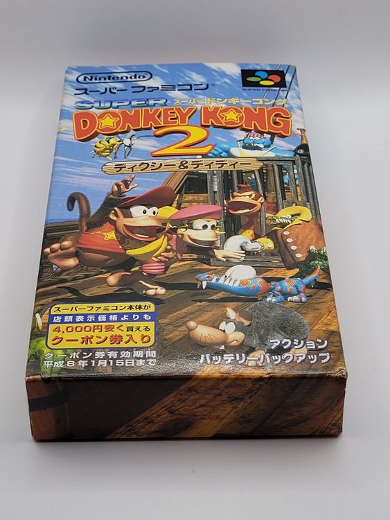 Donkey Kong Country 2 OVP Complete SNES Super Famicom Jap. | Kaufen auf Ricardo