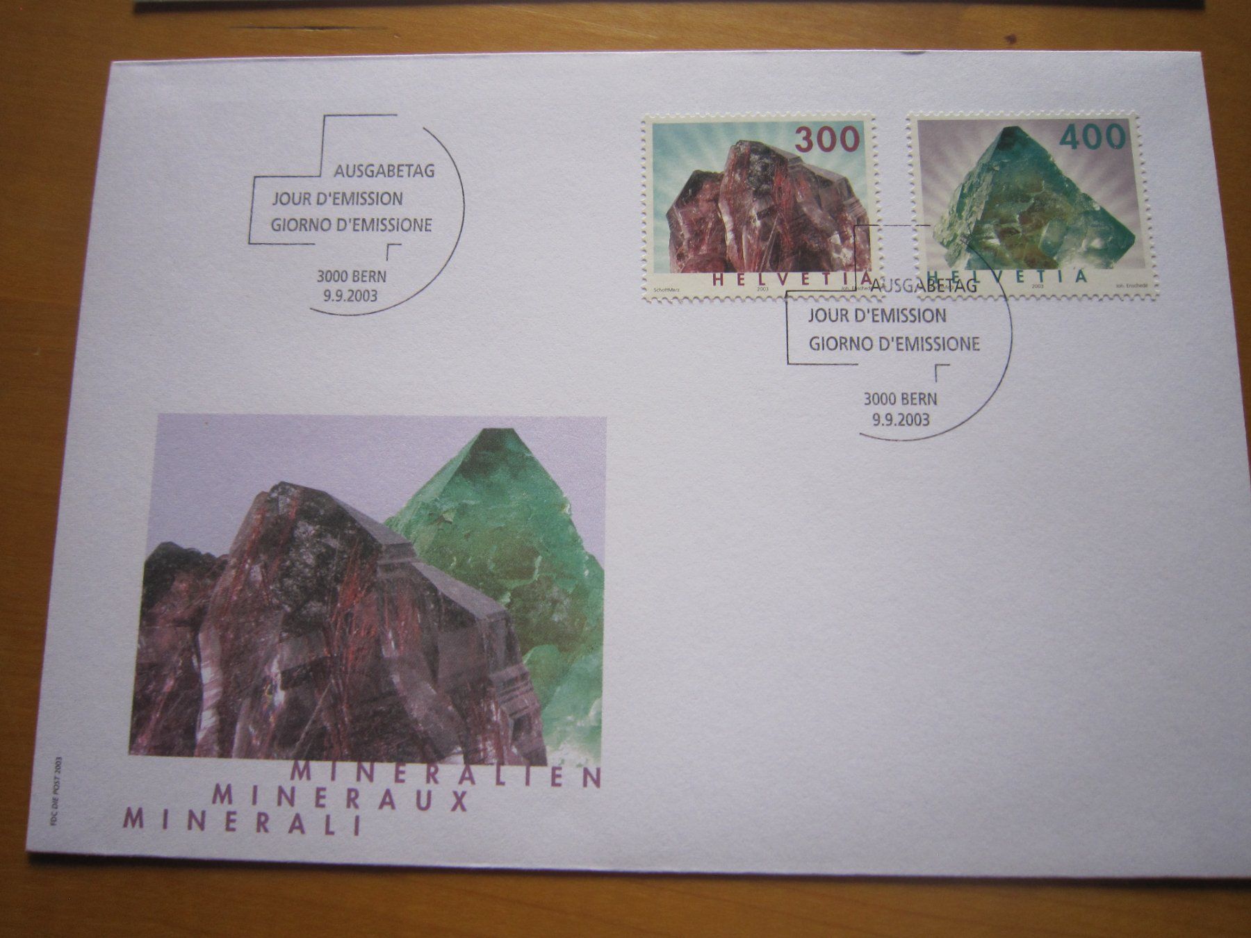 CH 2003 FDC die Hohen Werte AB NUR 75 RP (Gebraucht) in Gordola für CHF ...