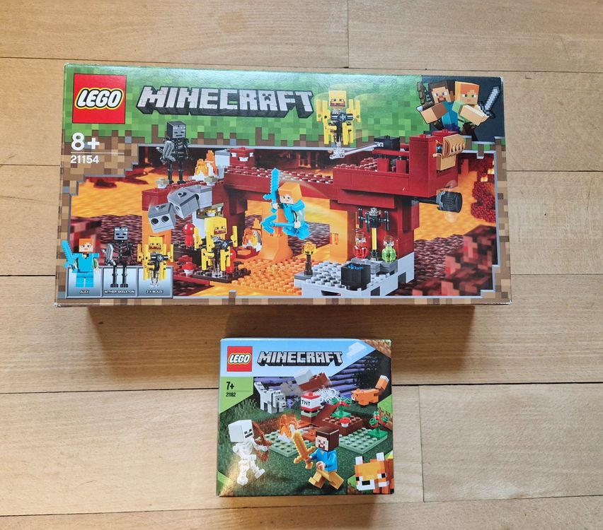 LEGO Minecraft 21154 & 21162 | Kaufen auf Ricardo