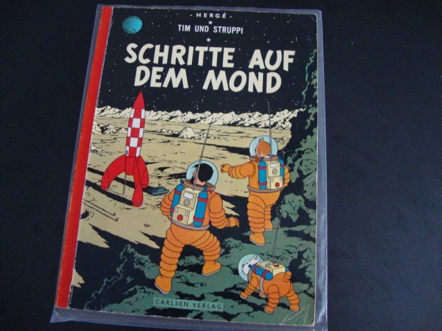 60er Jahre Comic Tim und Struppi - Schritte auf dem Mond (Gebraucht) in ...