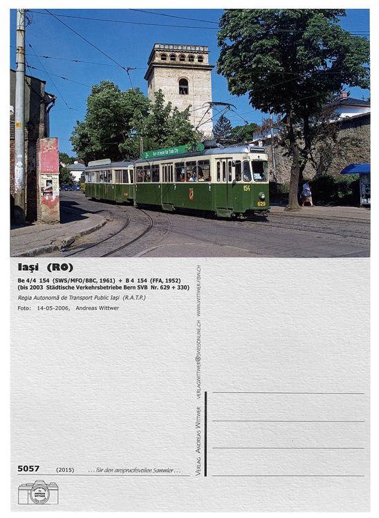 Bern Svb Bernmobil Iaşi R A T P România Tram Be 4 4 B4 Kaufen Auf