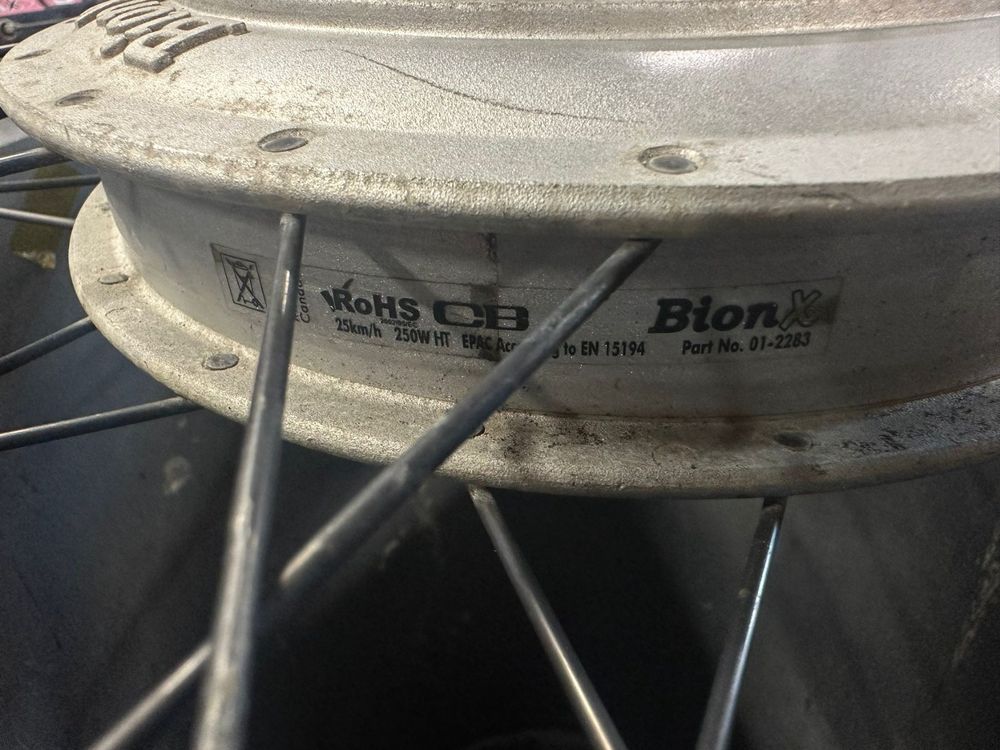 BionX 250W HT Motor mit 26 Zoll Rad (Gebraucht) in Aristau für CHF 1 ...