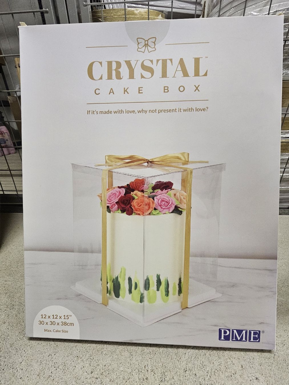 Crystal Cake Box PME 30x30x38cm (Neu und originalverpackt) in ...