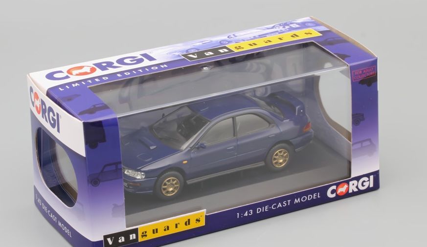 SUBARU Impreza Turbo WRX Type RA Sti 555 Vangards 1:43 Blau (Neu und ...
