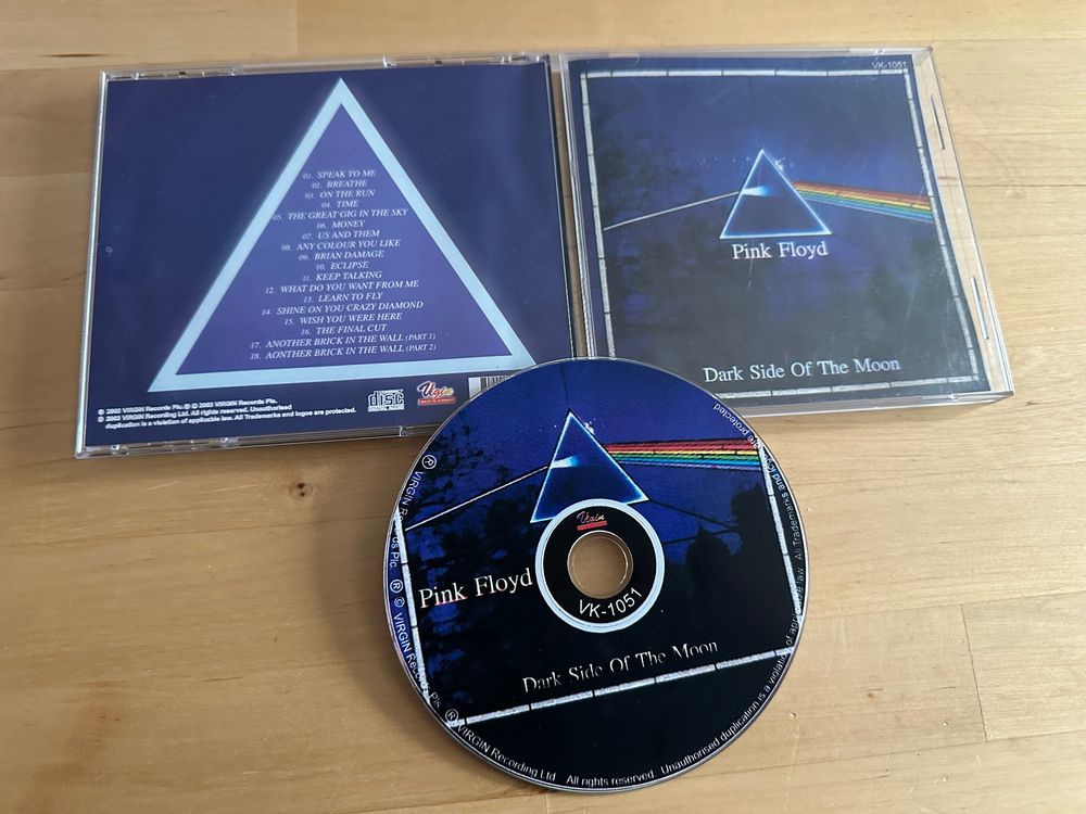 PINK FLOYD Kult CD Dark side of the moon mit bonus rare (Gebraucht) in ...