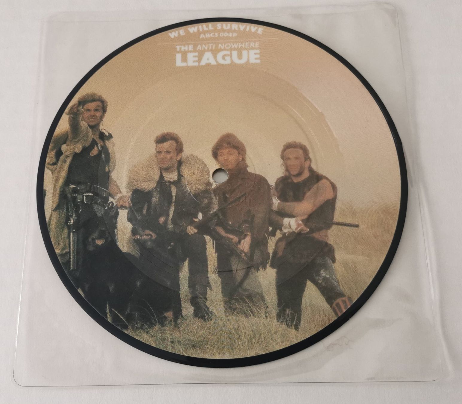 ANTI NOWHERE LEAGUE: Out on the wastelands Picture 7" Punk (Gebraucht ...