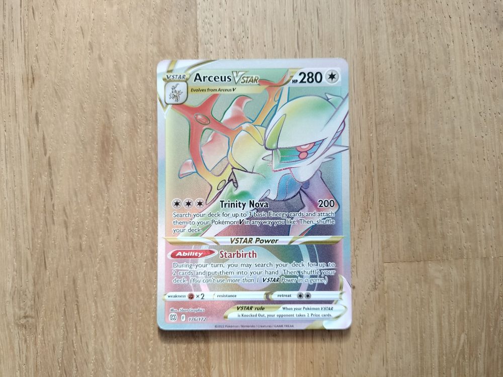 Pokemon Brilliant Stars Arceus VSTAR (BRS 176) (Gebraucht) in Wil SG für CHF 9 – mit Lieferung ...