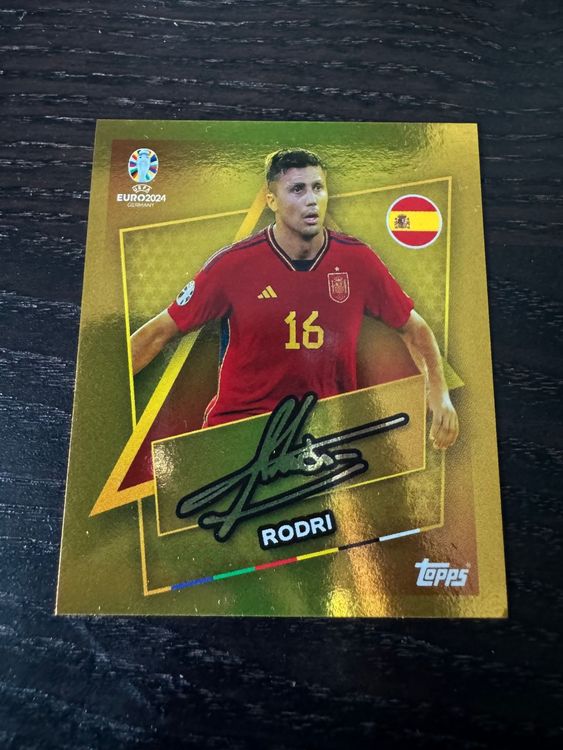Topps Euro 2024 Rodri ESP SP Gold (Neu (gemäss Beschreibung)) in für ...