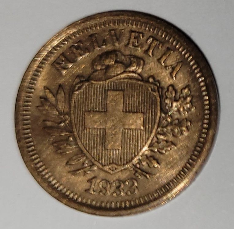 1 RAPPEN / SCHWEIZ 1933 (Gebraucht) in Mumpf für CHF 1 – mit Lieferung auf Ricardo kaufen