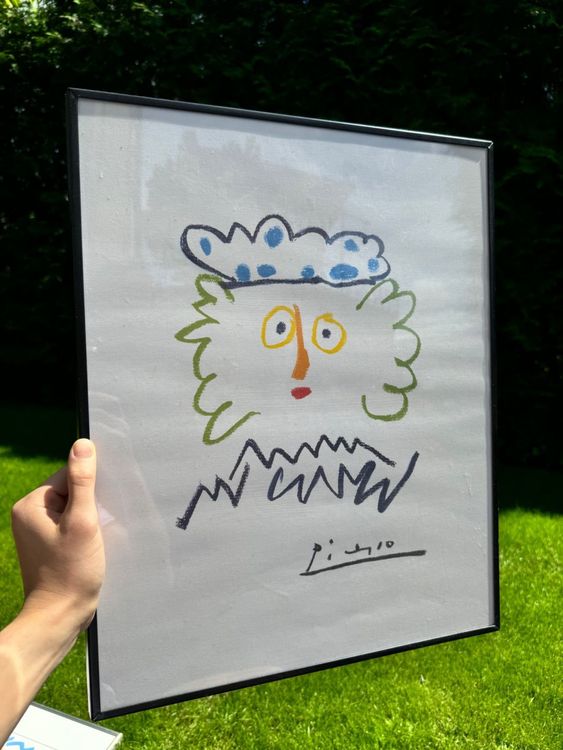 Picasso Bild mit Rahmen (Gebraucht) in Zollikon für CHF 20 – nur Abholung auf Ricardo kaufen