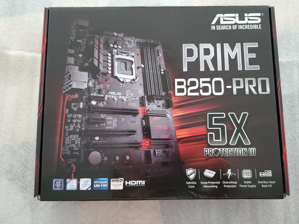 Asus PRIME B250-PRO (Neu und originalverpackt) in Delémont für CHF 65 ...