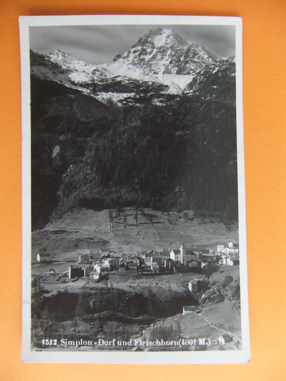 1512 Simplon - Dorf und Fletschhorn (Gebraucht) in St. Niklaus VS für CHF 5 – mit Lieferung auf ...