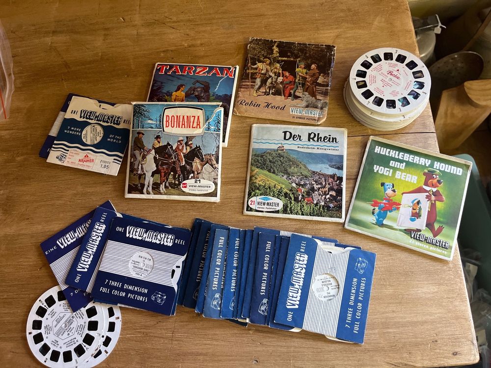 Nostalgische View-Master-Sammlung mit Tarzan, Bonanza usw. (Gebraucht ...