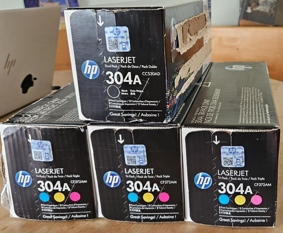 HP Toner 304 A HP LJ CP2025, CM2320mfp (alle Farben) (Neu und ...