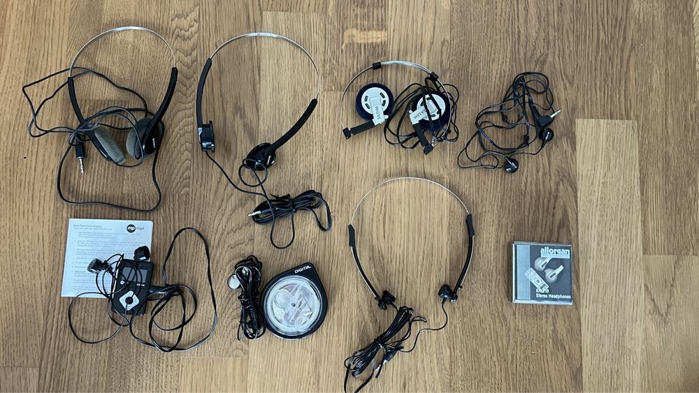 7 Kopfhörer (2 Sony MDR 005/MDR 010) und 1 mp-man 8 GB (Gebraucht) in ...