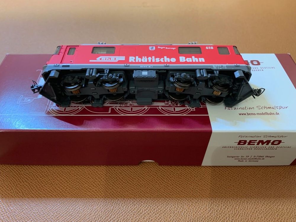 Bemo H0m 1358178 Ge 4/4 II 618 Bergün RhB DC Digital-Sound (Neu und ...