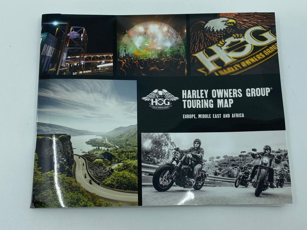Harley Owners Group Touring Map - ca. 97 x 67 cm (Neu (gemäss ...