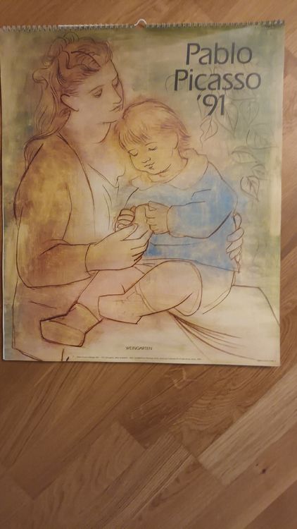 Schöner Kalender von Pablo Picasso 1991(Grösse 56cm x 46cm) (Gebraucht ...