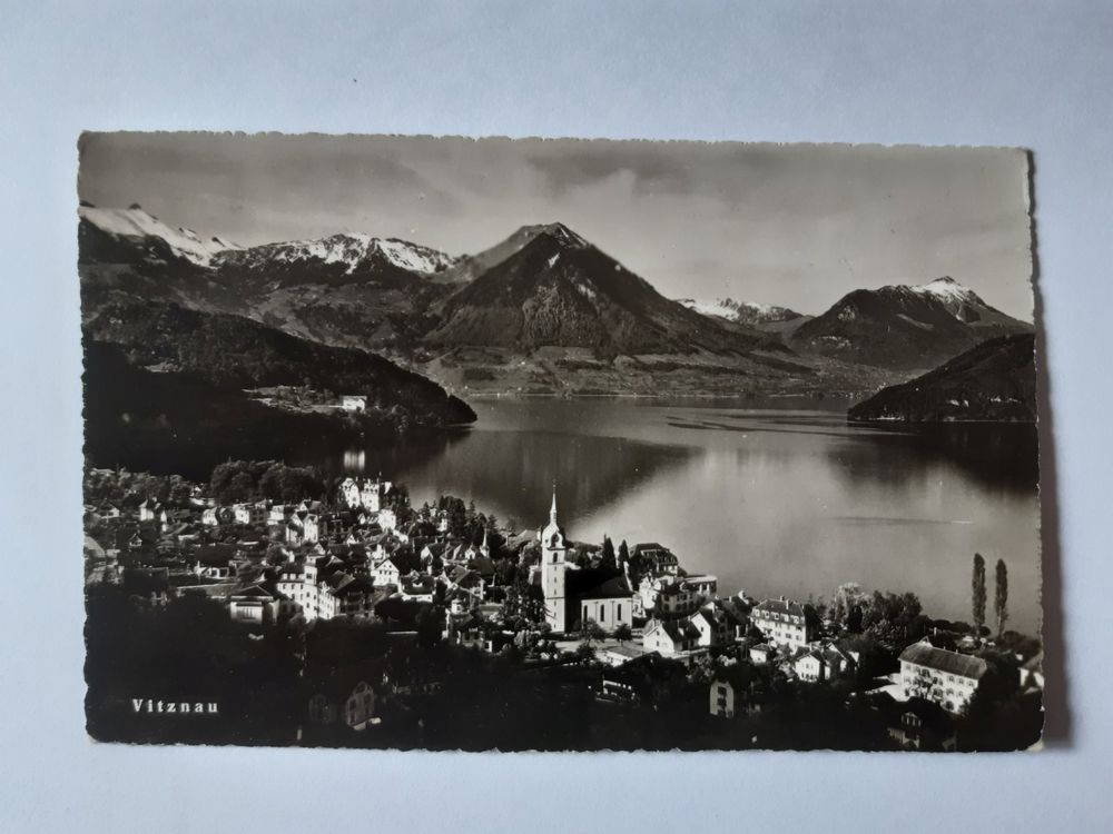 Ansichtskarte Von Vitznau Mit VierwaldstÄttersee Kaufen Auf Ricardo