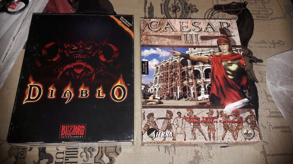 Diablo 1 und Caesar 3 Big Box (Gebraucht) in Reigoldswil für CHF 16 ...